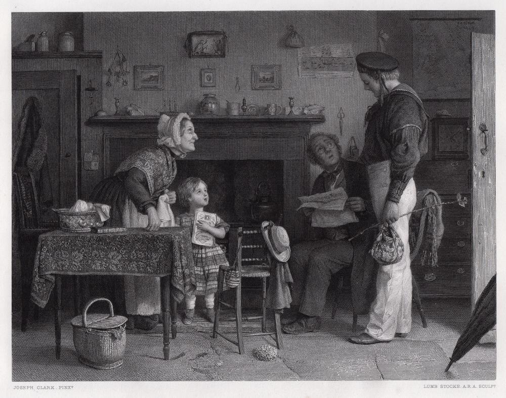 Joseph Clark | Bedtime (1881) | MutualArt