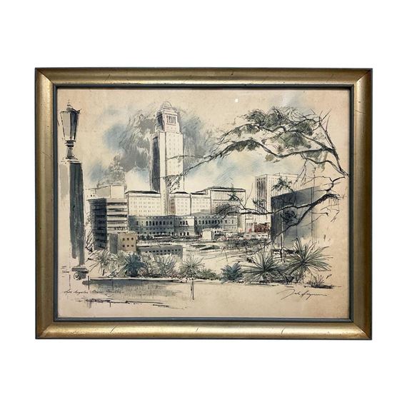 John Haymson | Los Angeles Civic Center | MutualArt