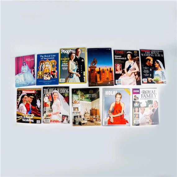Queen Elizabeth | 11pc Vintage British Royal Family Magazines | MutualArt