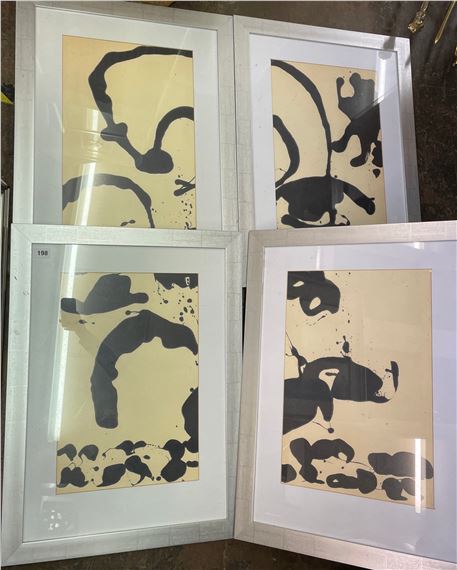Jackson Pollock | SERIES OF FOUR IMPRSSIONISTS INK STUDIES AFTER ...