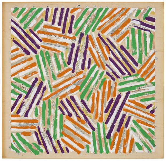 Jasper Johns | EXHIBITION POSTER for THE DRAWINGS OF JASPER JOHNS at ...