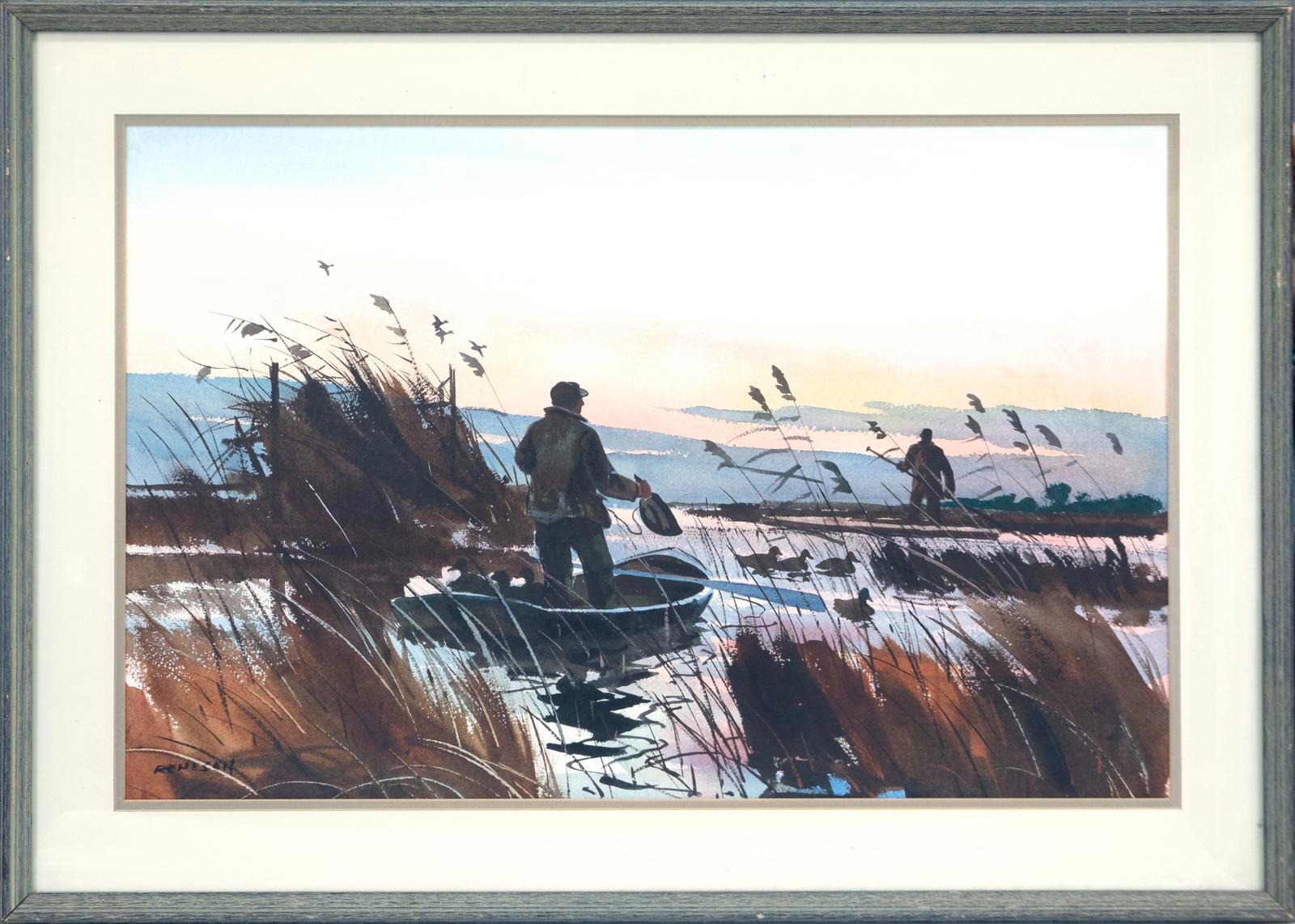 Chet Reneson | Setting Out Decoys | MutualArt