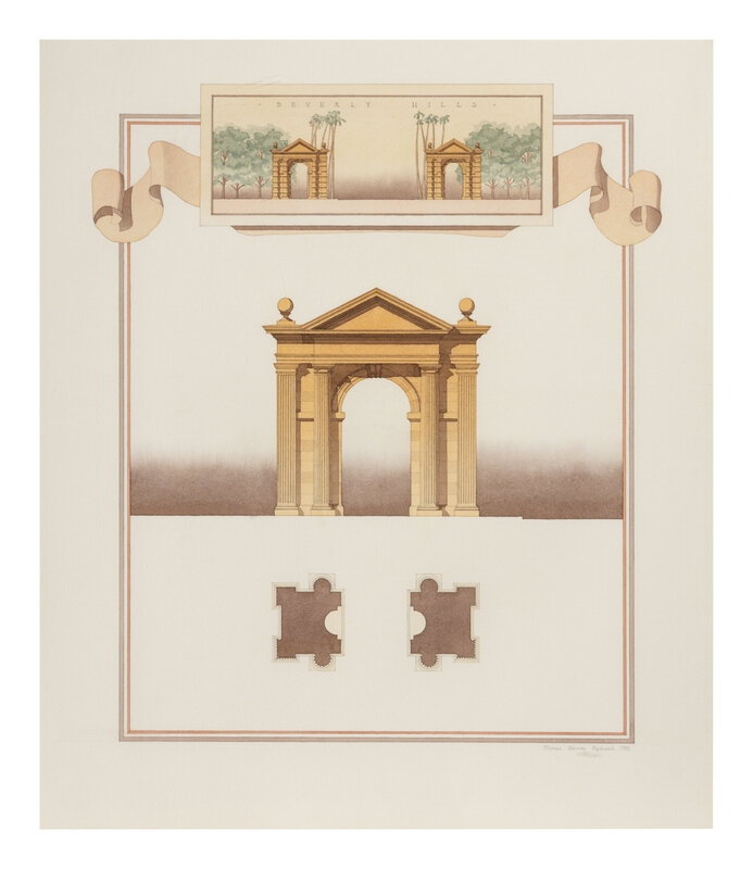 Thomas Rajkovich | A Group of Three Thomas Rajkovich Architectural ...