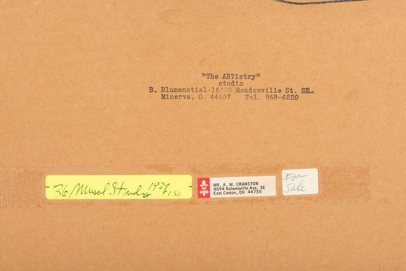 Clyde Singer | Mural Study (1930) | MutualArt