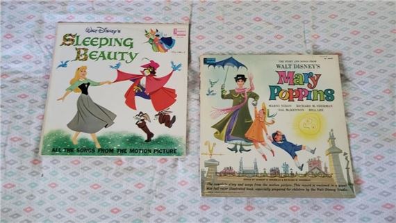 Walt Disney | Pair of Vintage Walt Disney Records | MutualArt