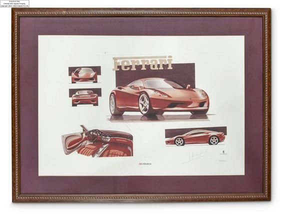 Goran Popović | Ferrari 360 Modena Concept Artwork | MutualArt