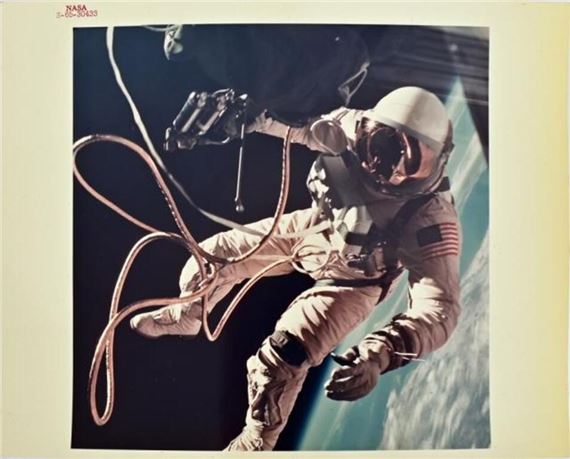 James McDivitt | Ed White Space-Walk EVA NASA Red Number Photo | MutualArt