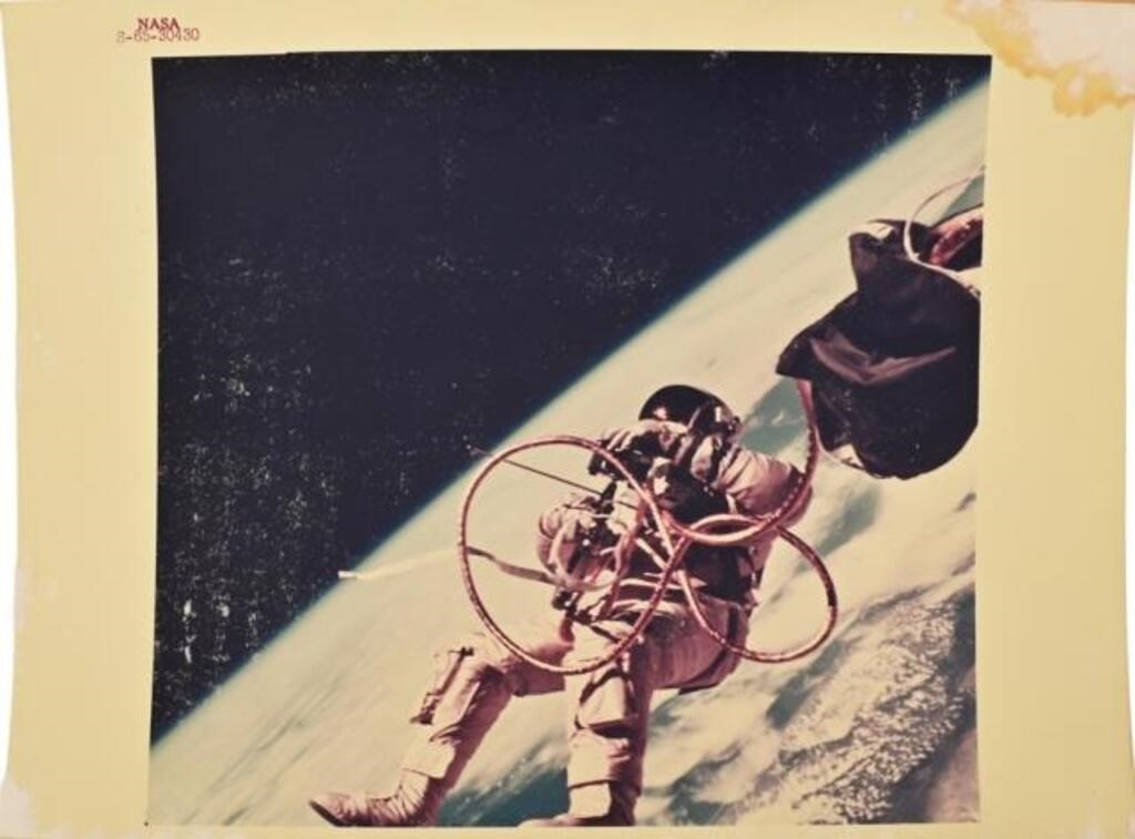 H. White | NASA Red Number Gemini 4 EVA Space Walk Photo (1965) | MutualArt