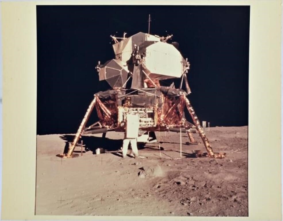 A. Armstrong | Apollo 11 Buzz Aldrin Lunar Module NASA Red Photo ...
