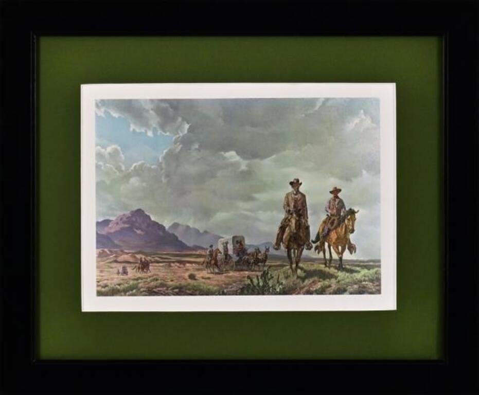 R. Smith | Tom Lea Texas Ranger Print (1965) | MutualArt