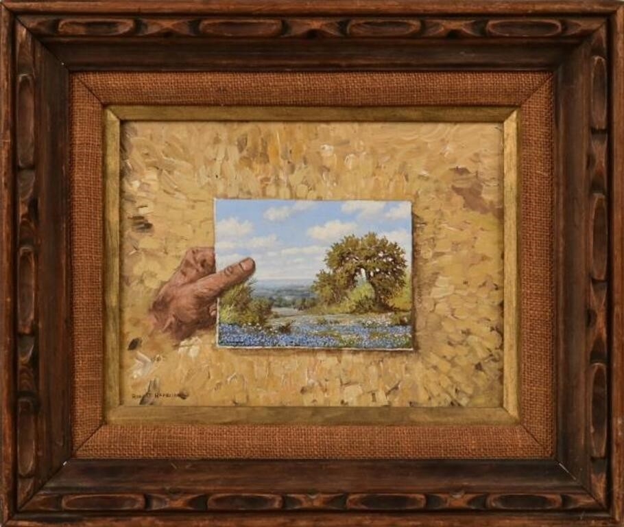 Robert Harrison | Robert Harrison Hand Self Portrait Oil Painting ...