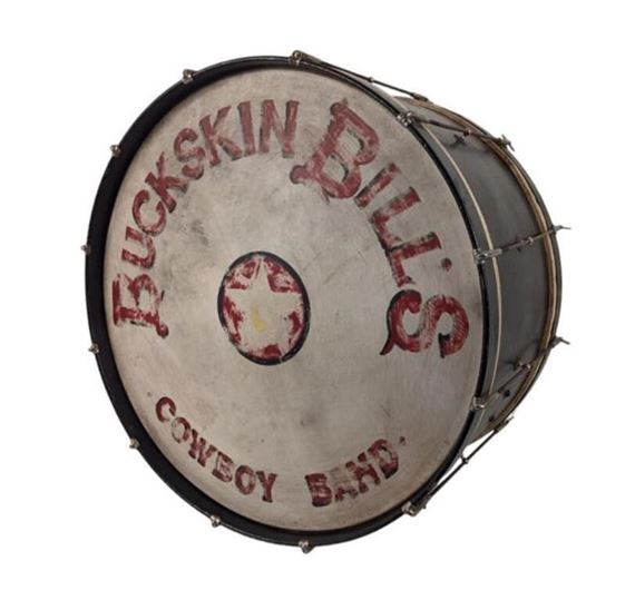 Frank James | Buckskin Bill's Cowboy Band Drum Wild West Show (1900 ...
