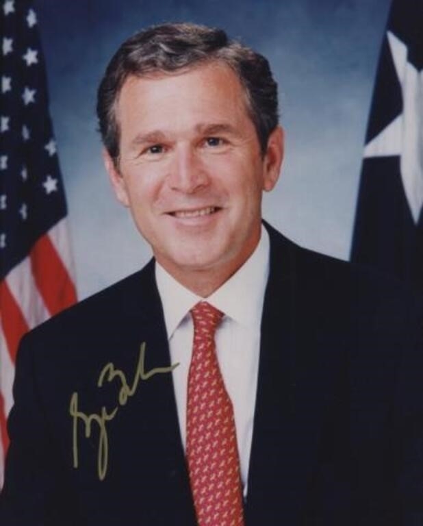 George Bush | President George Bush Signed Photo | MutualArt