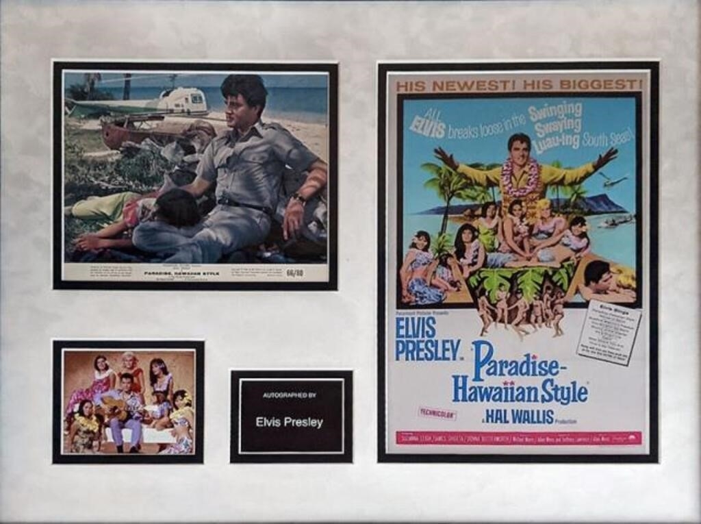 Elvis Presley | Elvis Presley Signed Photo Collage | MutualArt