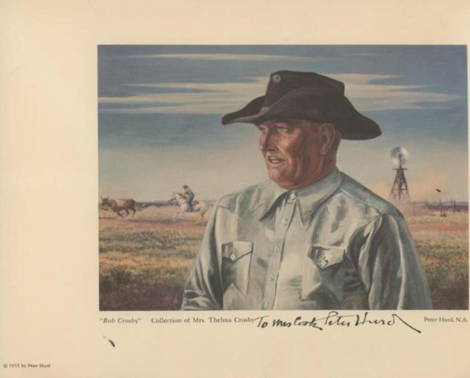 Peter Hurd | A Shower in the Prairie | MutualArt