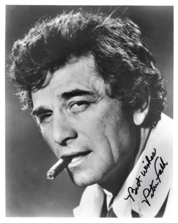 Peter Falk | Columbo Peter Falk Signed Photo | MutualArt