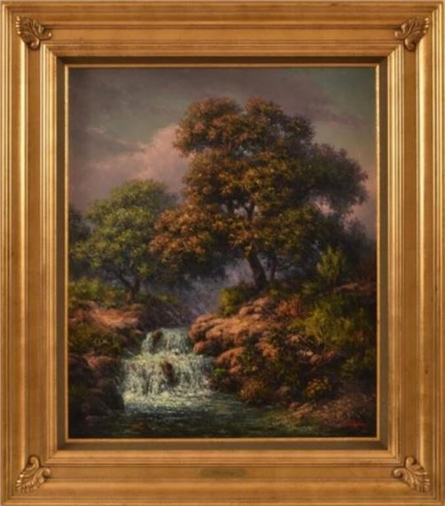 Dalhart Windberg | Dalhart Windberg Original Waterfall Oil Painting ...