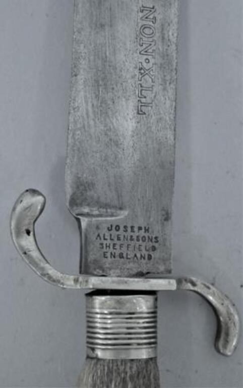 Joseph Allen | Joseph Allen & Sons Deer Hoof Handle Hunting Knife ...
