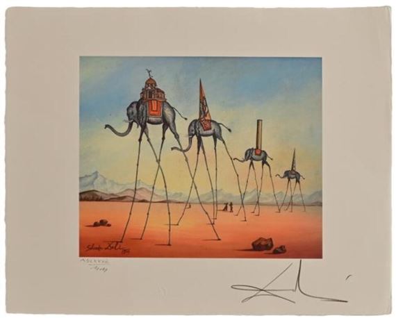 Salvador Dalí | Salvador Dali Signed LE Lithograph | MutualArt