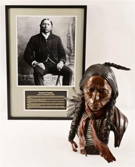 Ed Natiya | Comanche Chief Quanah Parker Bronze by Ed Natiya (1900 ...