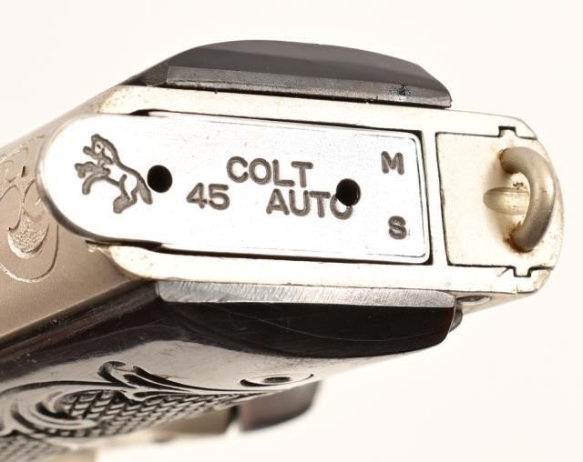 Lone Wolf | Texas Ranger Engraved Colt 1911A1 Argentina .45 (1927 ...