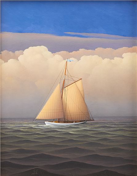George Nemethy | Portrait of a schooner | MutualArt