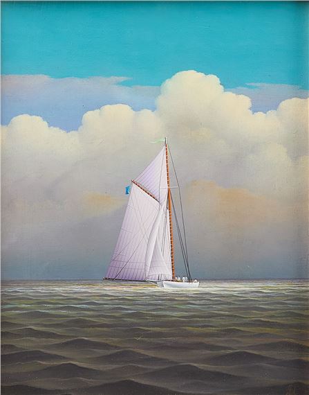 George Nemethy | Portrait of a schooner | MutualArt