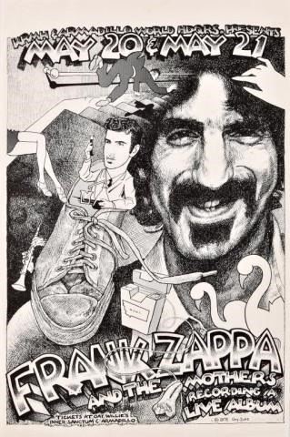 Frank Zappa | Frank Zappa Armadillo World Headquarters Poster | MutualArt