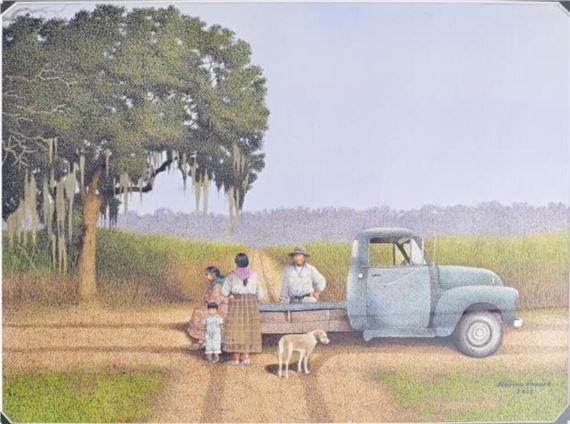Norma Howard | Untitled Norma Howard Original Watercolor Framed (2003 ...