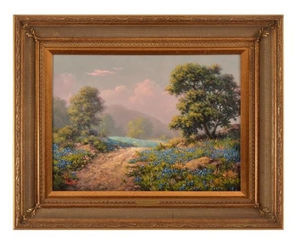 Dalhart Windberg | Dalhart Windberg Bluebonnets Oil On Canvas (2013 ...
