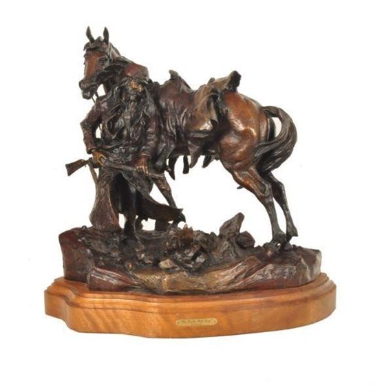 Vic Payne | The Lonely Wolf Song Bronze by Vic Payne | MutualArt