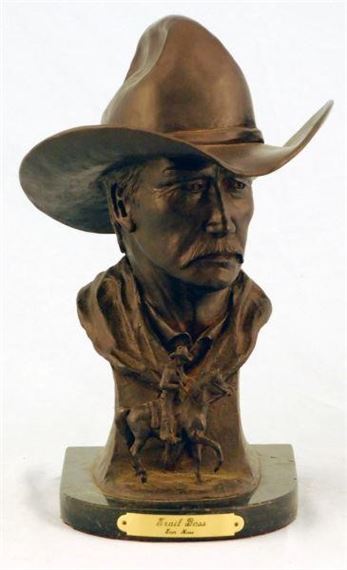 Tom Moss | Tom Moss Bronze Trail Boss | MutualArt