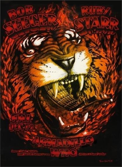 Sam Yeates | Bob Seeger Armadillo World Headquarters Poster (1976 ...