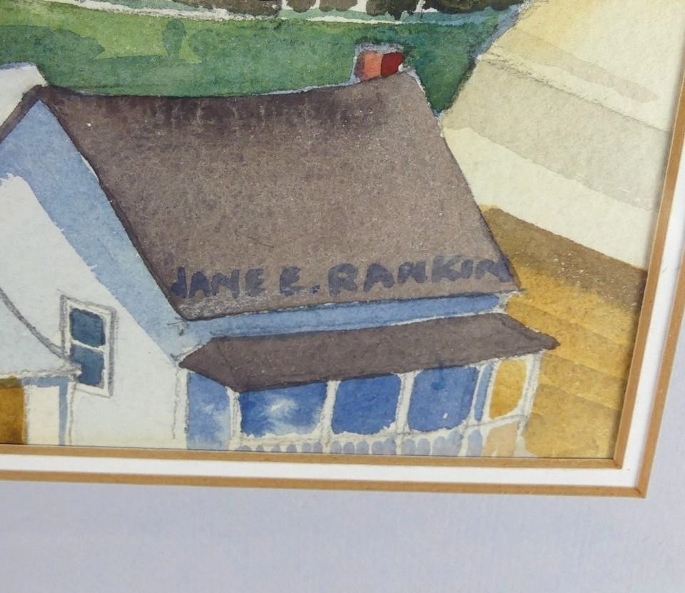 Jane E. Rankin | Tide is Out, East Coast Village | MutualArt