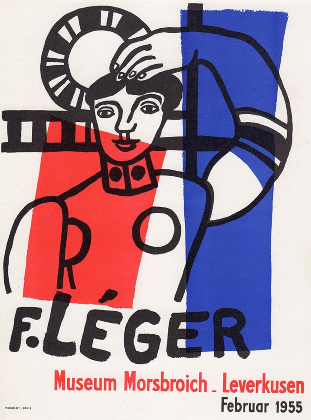 Fernand Léger | LE PROFIL BLEU (1938) | MutualArt