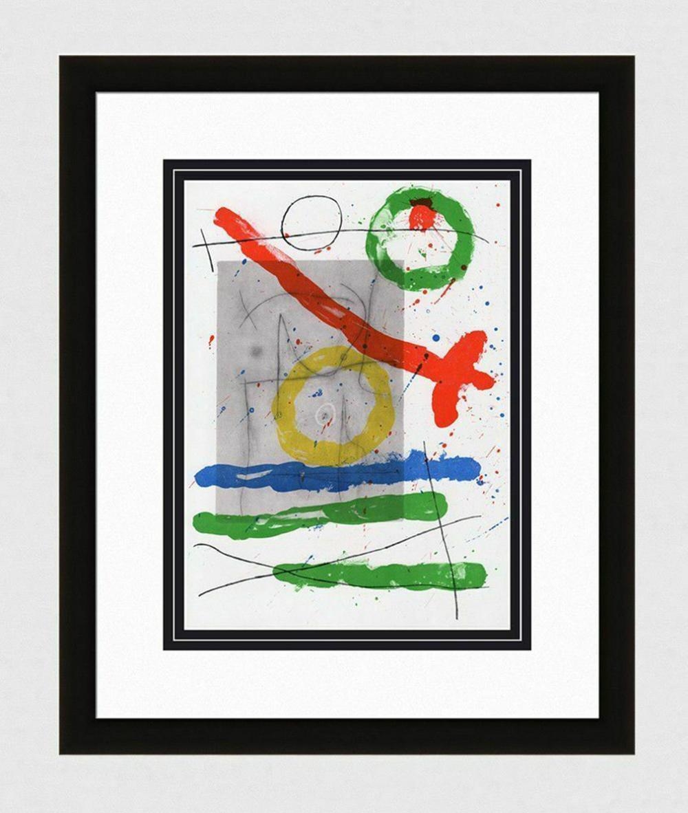 Joan Miró | 1965 JOAN MIRO ORIGINAL Lithograph Peintures sur Cartons FRAMED (1965) | MutualArt