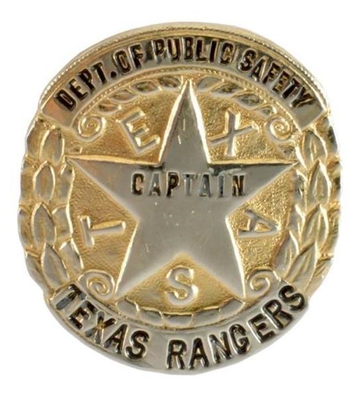 John Lynch | Texas Ranger Captain John Lynch Badge | MutualArt