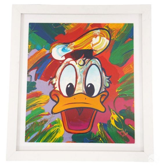 Peter Max | Peter Max b.1937 Donald Duck A/P Serigraph SIGNED | MutualArt