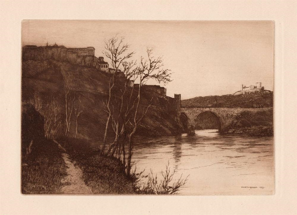 Henry Macbeth-Raeburn | 1891 Henry Raeburn Bridge of Alcantara Toledo ...