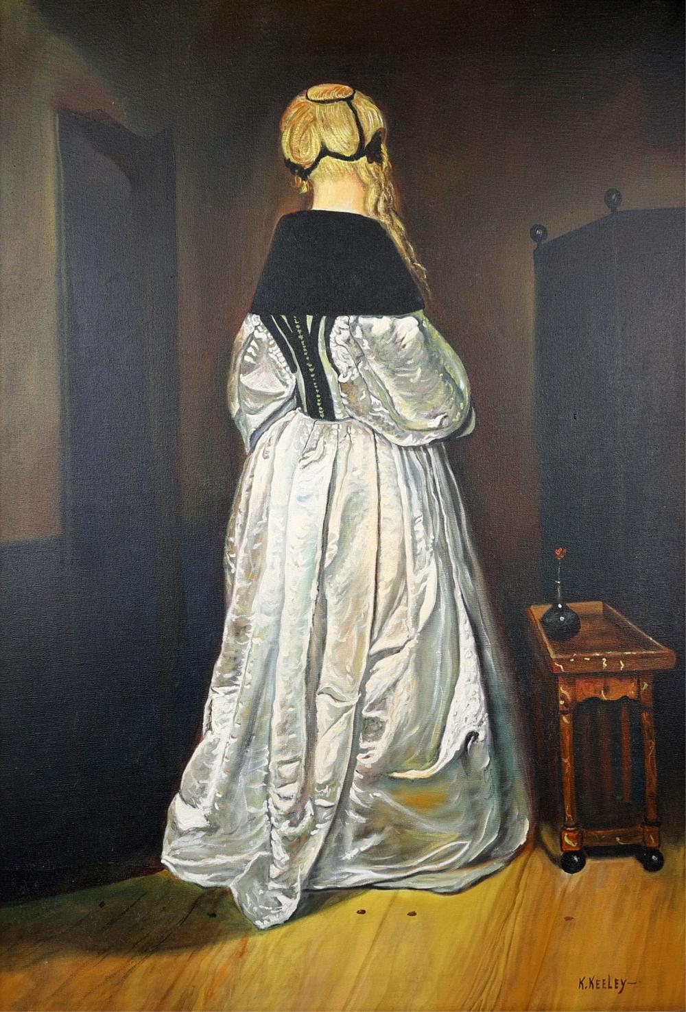 Ken Keeley | KEN KEELEY OIL PAINTING STYLE OF VEMEER | MutualArt