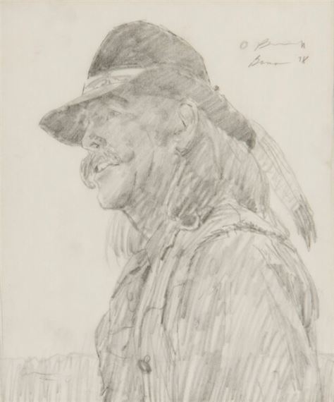 James Bama | Tall Man Profile (18) | MutualArt