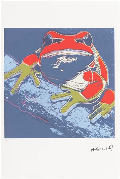 Andy Warhol | Pine Barring Tree Frog | MutualArt