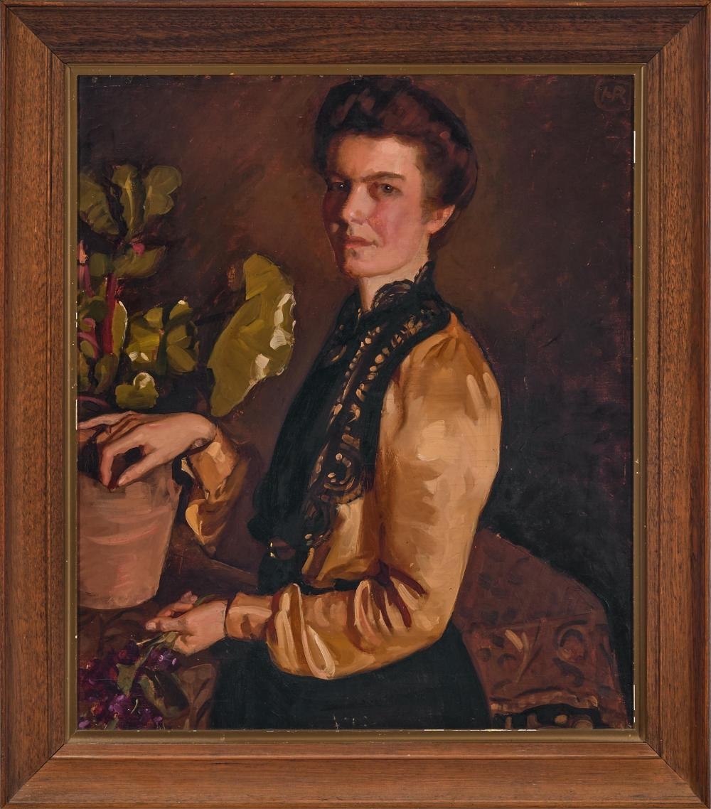 Hugh Ramsay | Portrait of Mrs Mckenzie (1904) | MutualArt