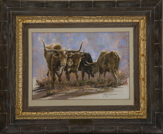 Robert Summers | Longhorns (1974) | MutualArt