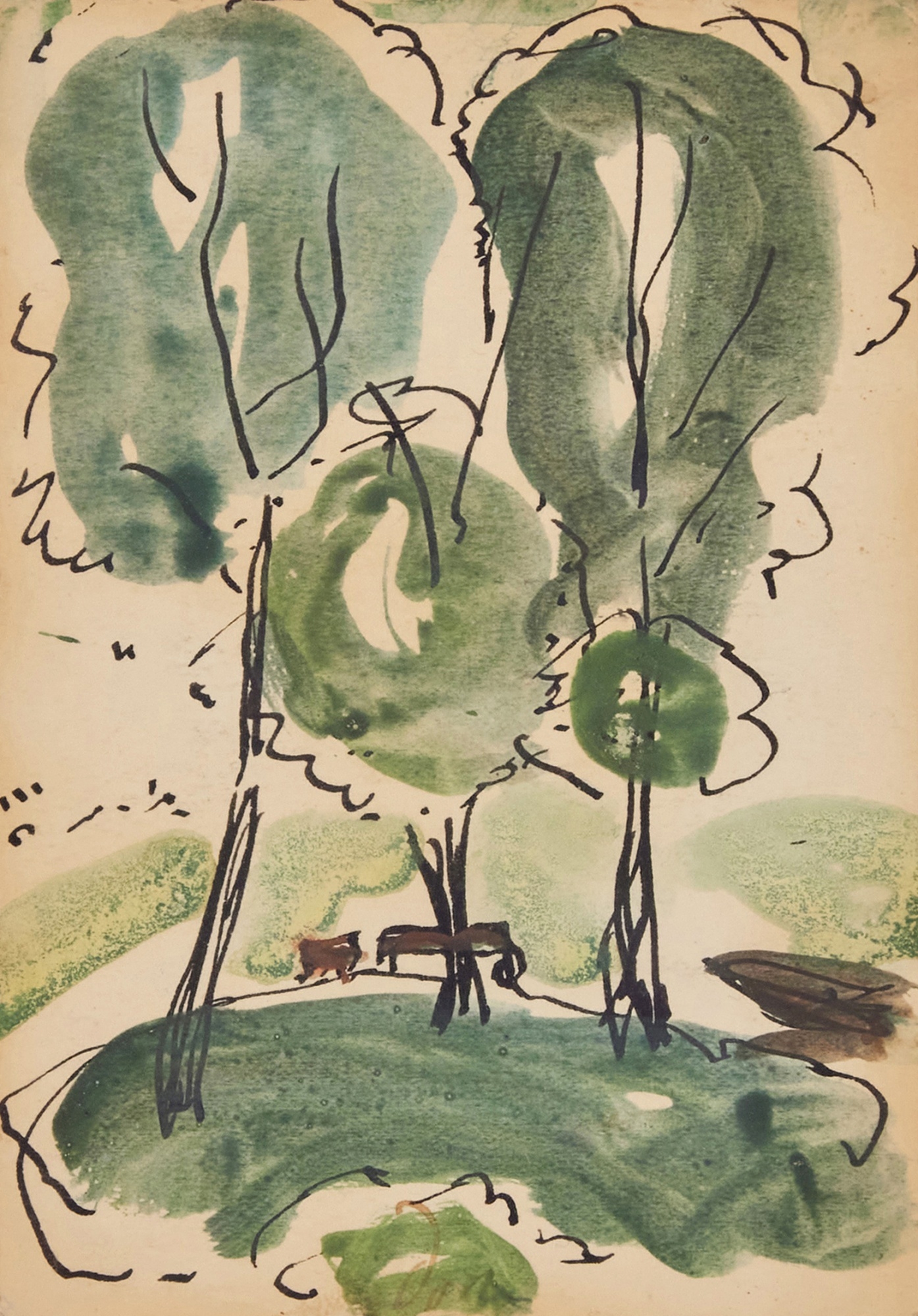 Arthur Dove | Switch Engine (1937) | MutualArt