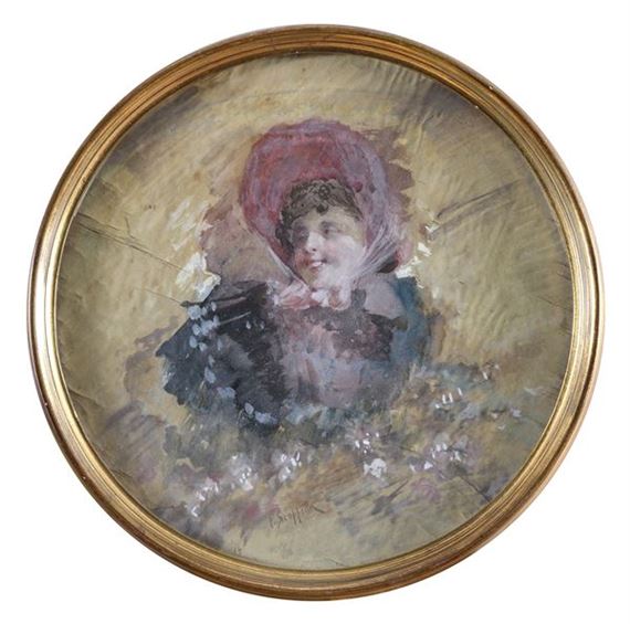 Pietro Scoppetta | ACQUERELLO FANCIULLA DI PIETRO SCOPPETTA (1914 ...
