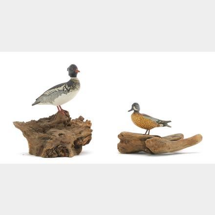 Helen Lay Strong | Two miniatures on natural bases | MutualArt