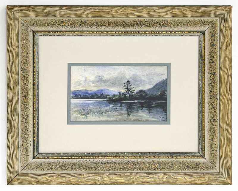 John Appleton Brown | Lake Scene (1889) (1889) | MutualArt