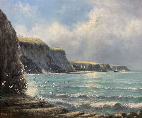 Jack Rigg | Whitby Piers from Saltwick Nab (2006) | MutualArt