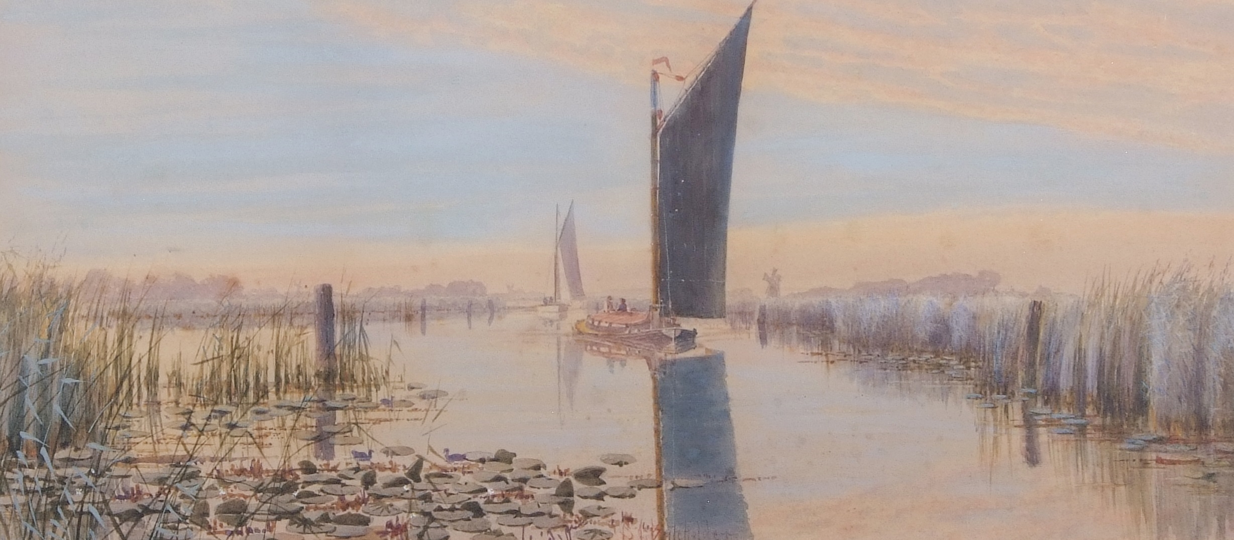 Stephen John Batchelder | Wherry on the Broads | MutualArt